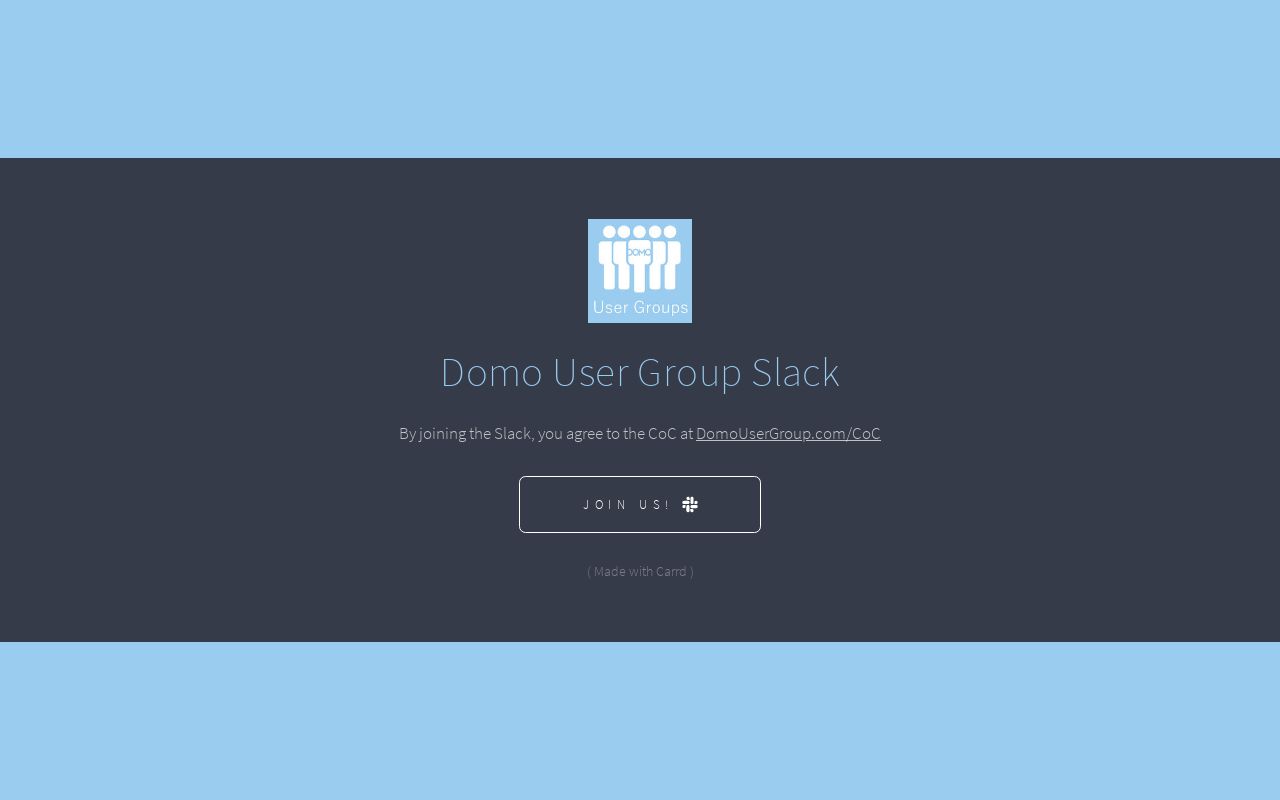 Domo User Group